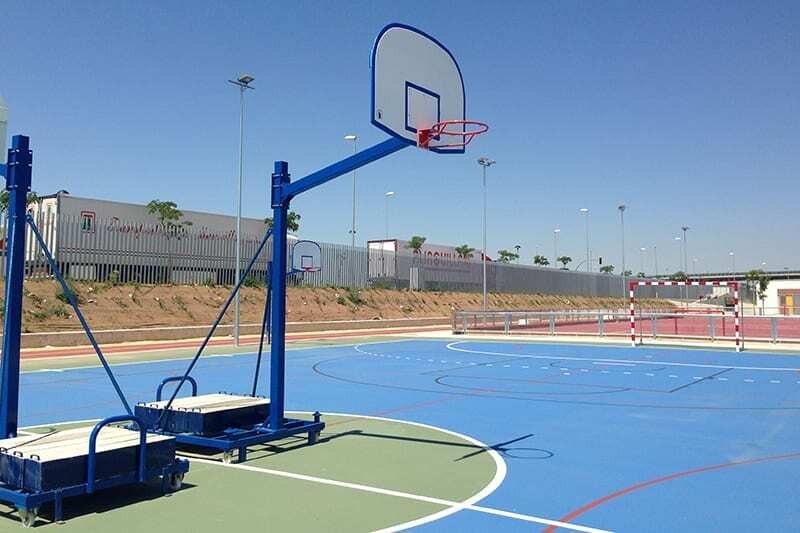 JUEGO CANASTAS BALONCESTO CON RED, TRASLADABLES | - Industrias Agapito
